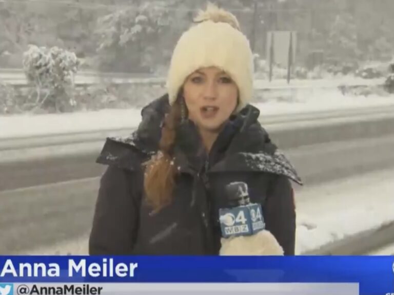 BOSTON REPORTER GETS SLAMMED BY SNOW SLOP – NewsBlues.com